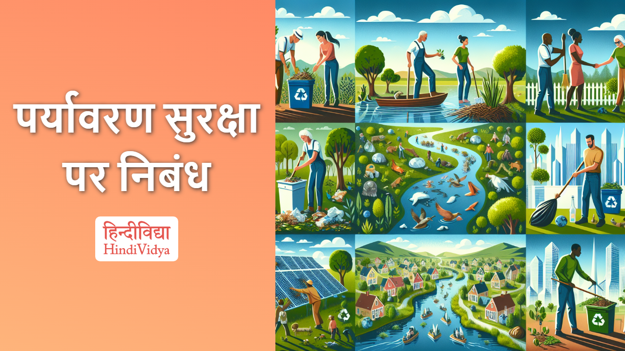 पर्यावरण सुरक्षा पर निबंध - Essay on Environmental Protection in Hindi ...
